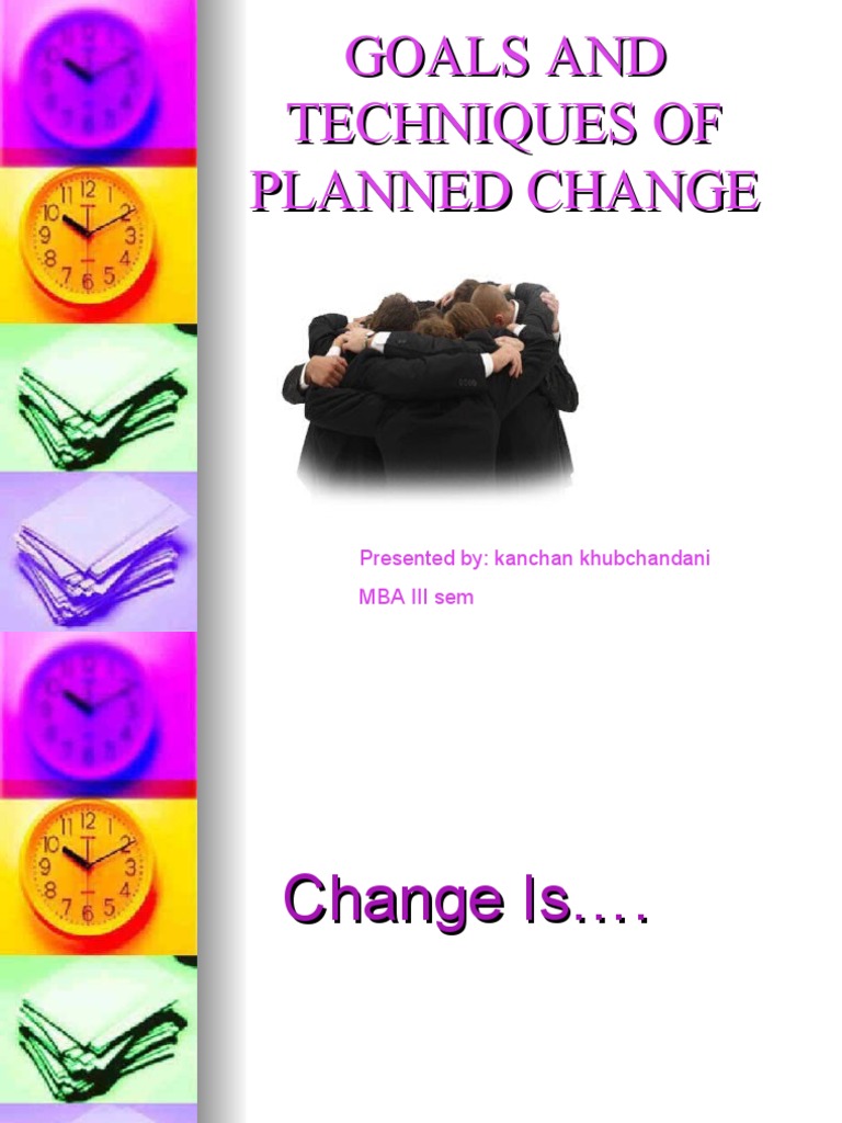 Introduction To Change Management | PDF | Business | Goal