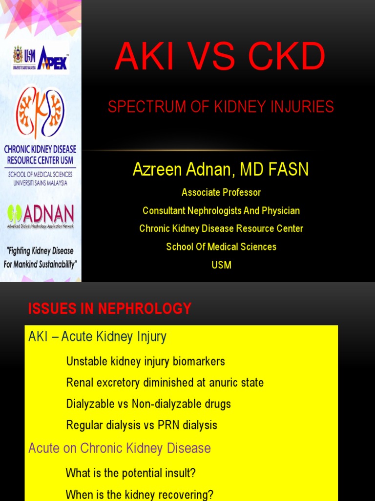 AKI and CKD: Key Differences and Management | PDF | Chronic Kidney ...