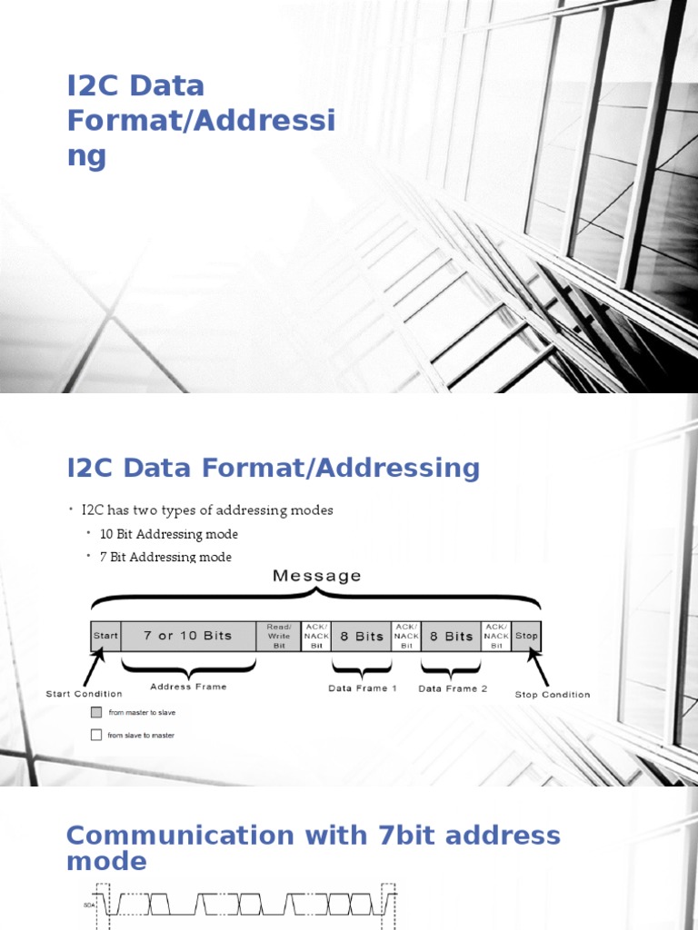 I2C Data Format | PDF