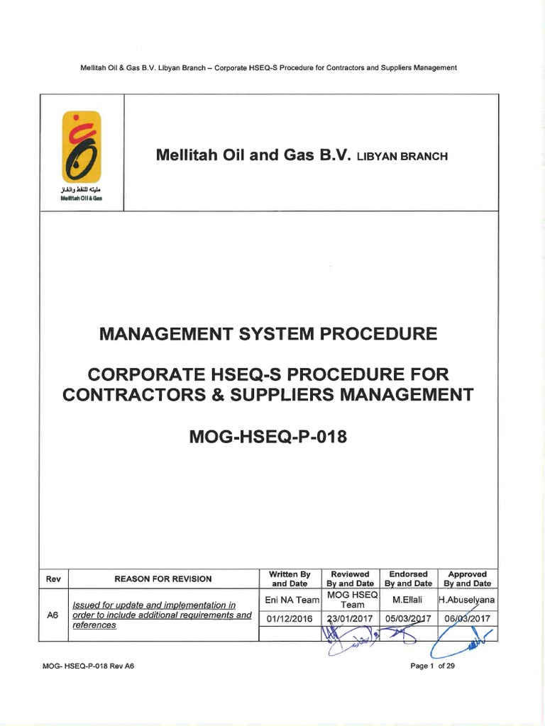 MOG-HSEQ-P-005 Rev A3 Corporate HSE Training Awarness and Competence ...