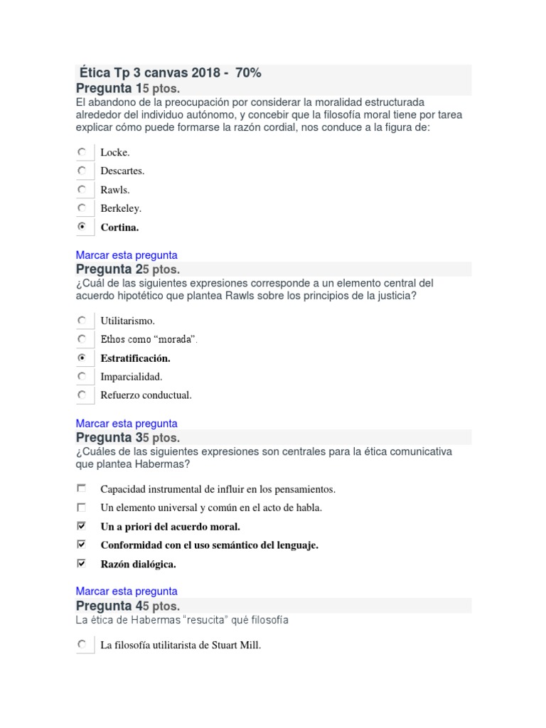 TP3 Etica y Deontologia Canvas | PDF | Moralidad | John Rawls