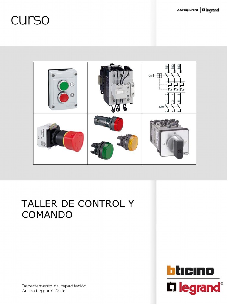 Taller de Control y Comando Eléctrico | PDF | Relé | Magnetismo