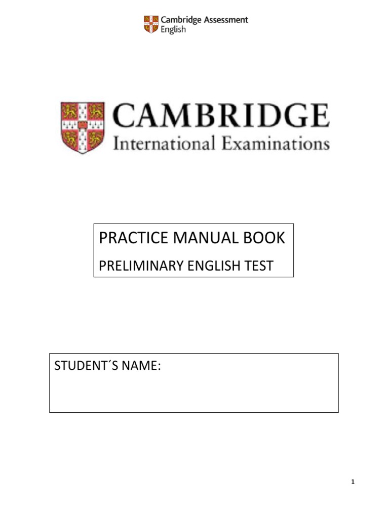 Material Cambridge Pet | PDF