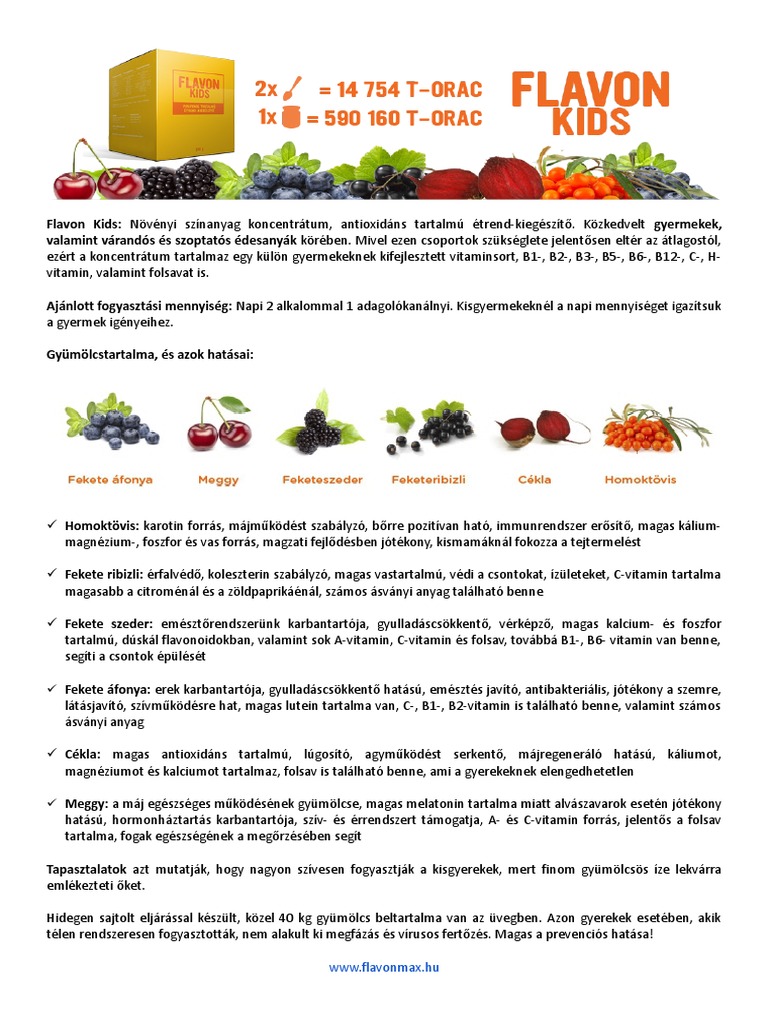 Flavon Kids | PDF