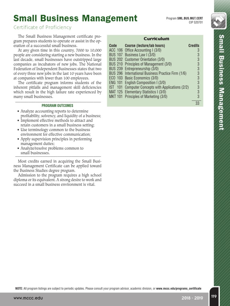 small business management notes.pdf | Small Business | Accounting