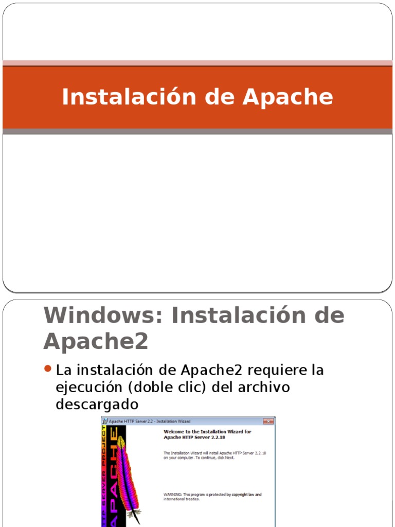 Resumen Instalacion de Apache | PDF | Servidor HTTP Apache | Directorio ...