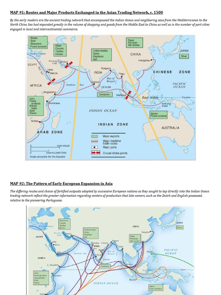 Asian Trade Network Maps | PDF
