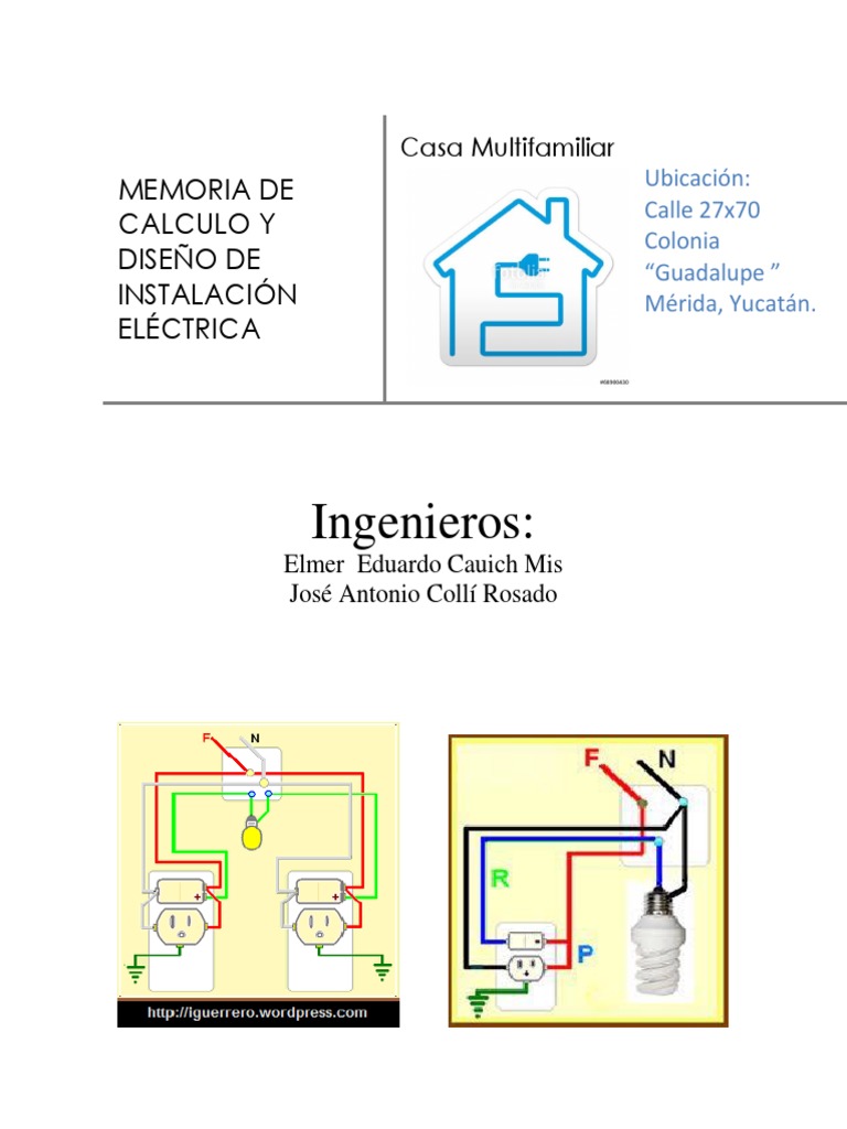 Memoria de Calculo y Diseño de Instalaciones Electricas | PDF