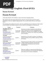 FCE-Cambridge Practice Tests 1 | PDF