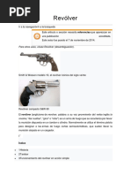 Partes de Un Revolver | PDF | Revólver | Cartucho (armas de fuego)