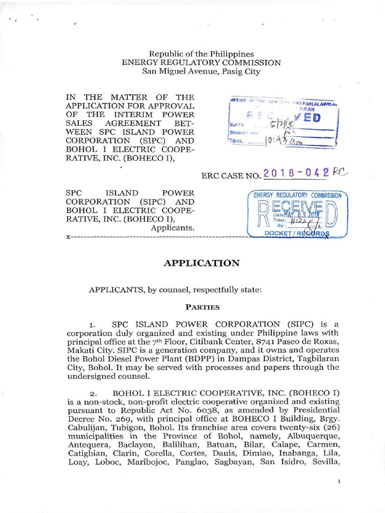 Boheco I | PDF | Electric Power Transmission | Loans