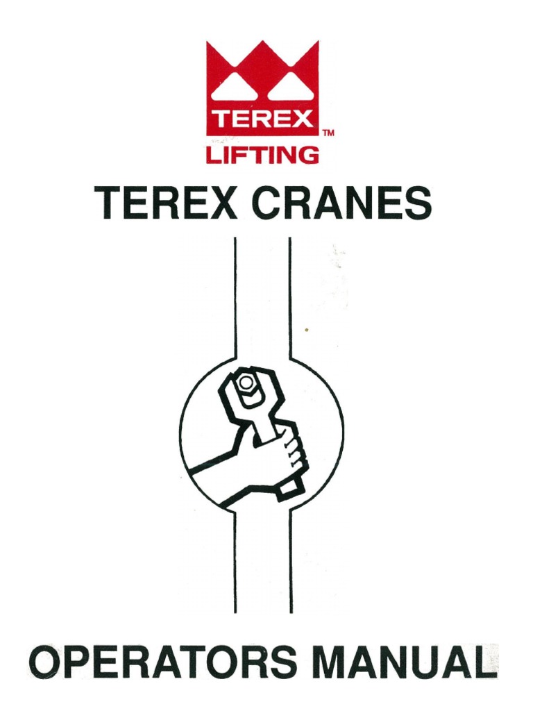 P-08 Terex Cranes Operators Manual PDF | PDF