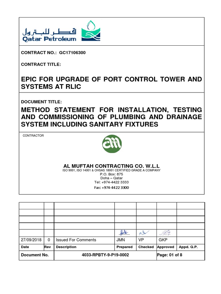 Epic For Upgrade of Port Control Tower and Systems at Rlic | PDF | Leak ...