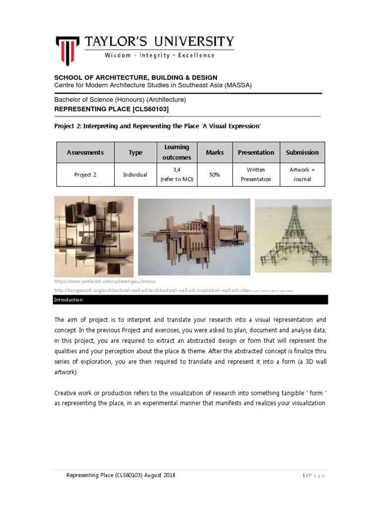 Visual Expression of Place Project | PDF | Visualization (Graphics ...