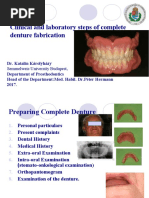 Principles of Teeth Arrangement in Dentures | PDF | Dentistry ...