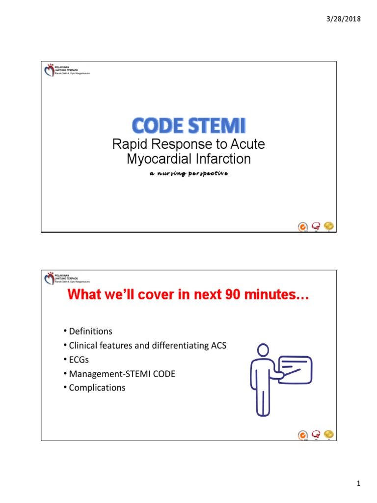Code Stemi Code Stemi: Rapid Response To Acute Myocardial Infarction ...