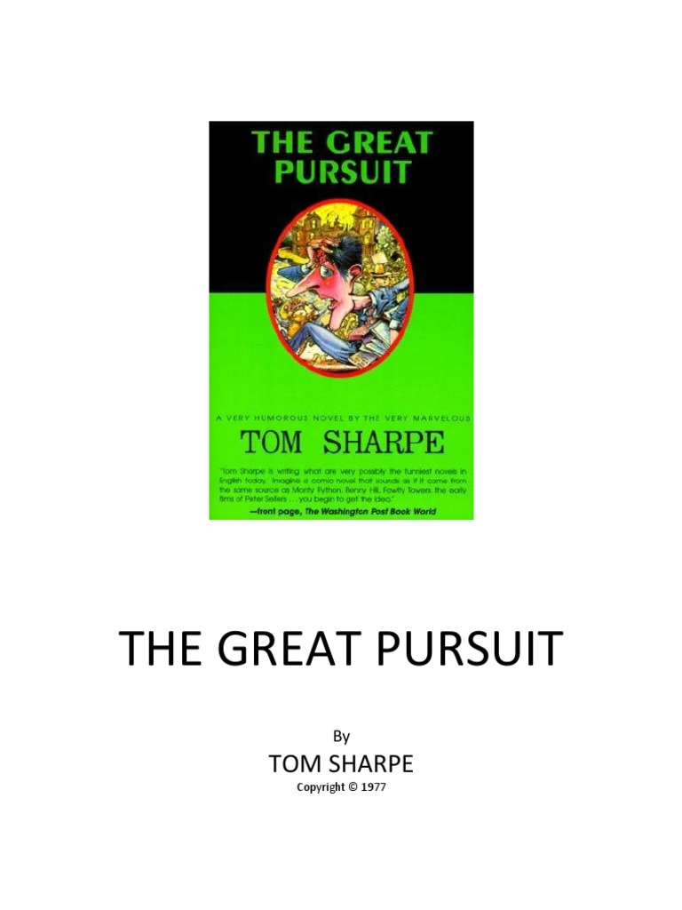 The Great Pursuit - Tom Sharpe | PDF