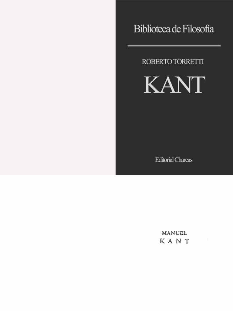 Kant Por Roberto Torretti PDF | PDF