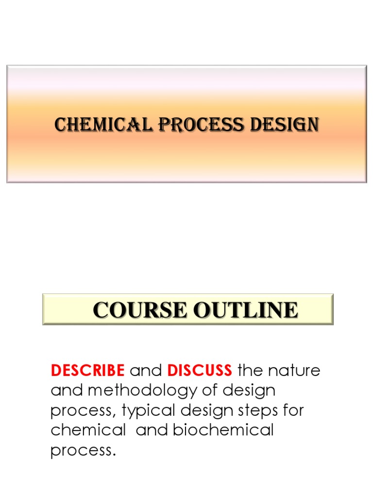 Chemical Process Design | PDF | Engineering Design Process | Air Conditioning