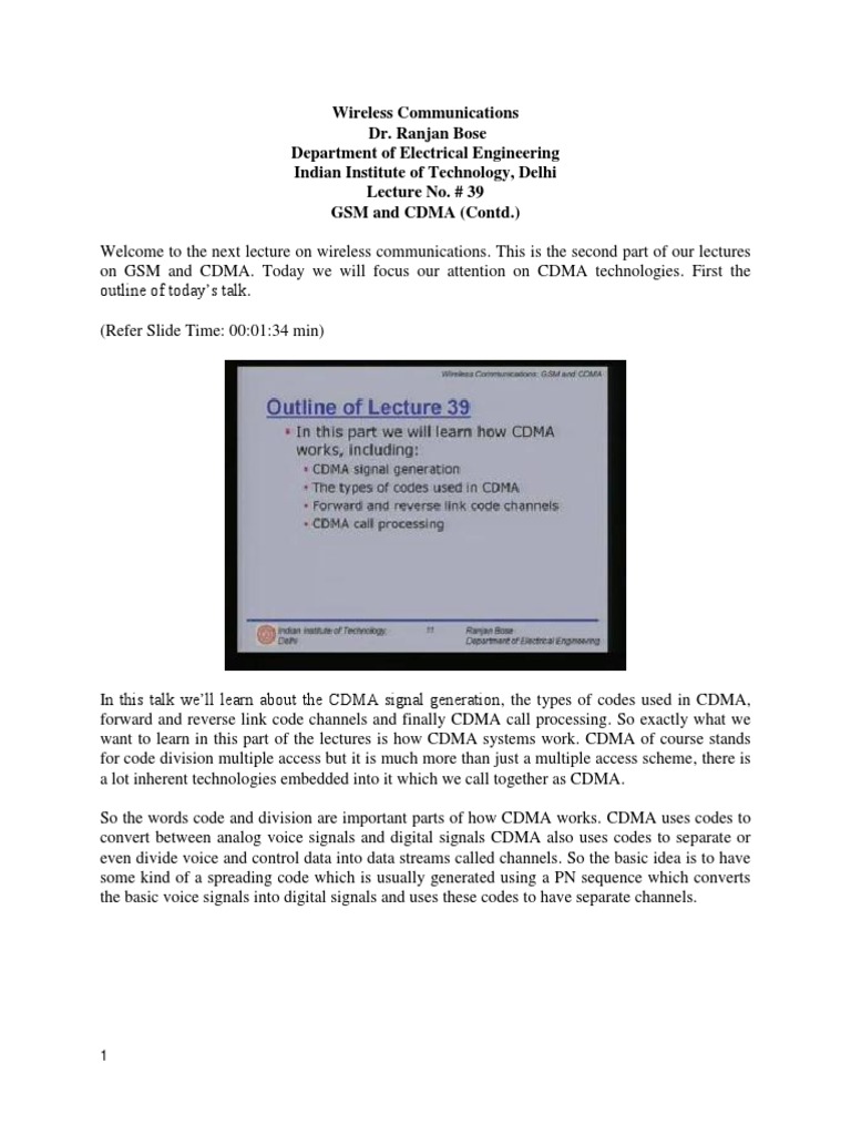 Lec 29 | PDF | Error Detection And Correction | Code