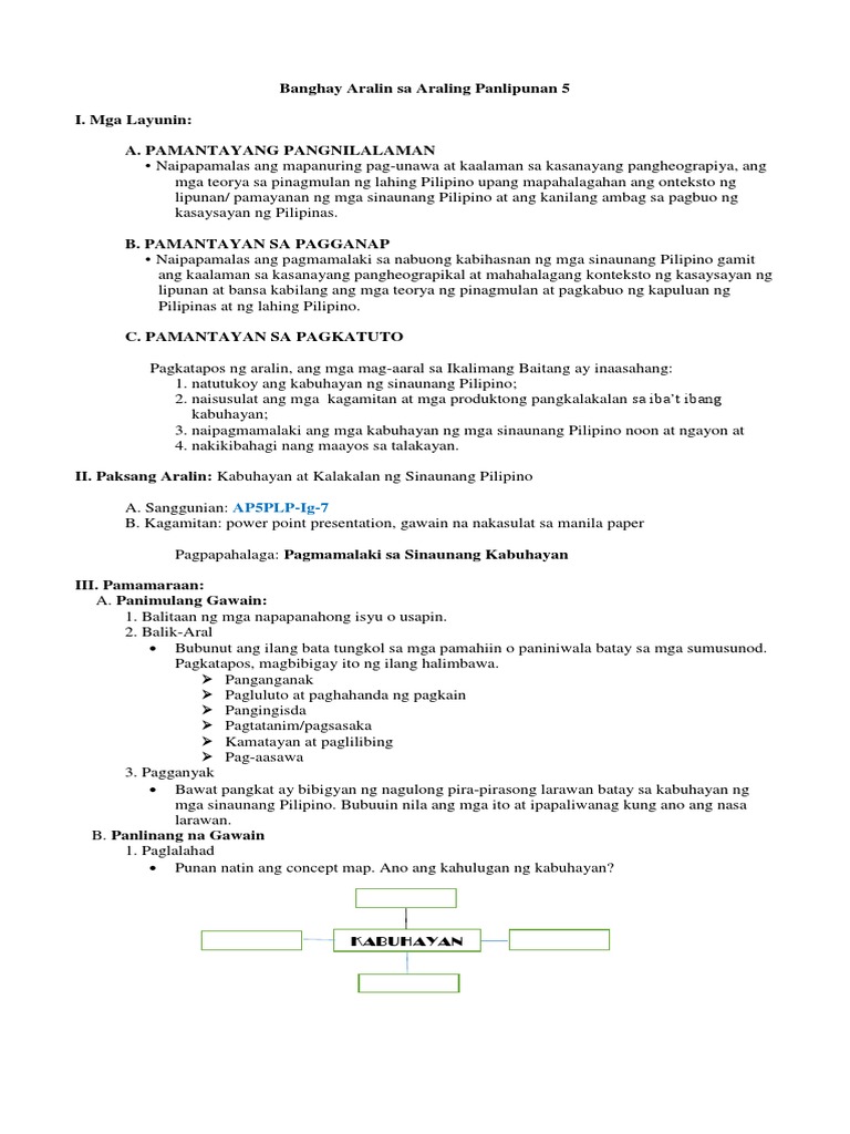Semi-Delailed Lesson Plan in AP 5 | PDF