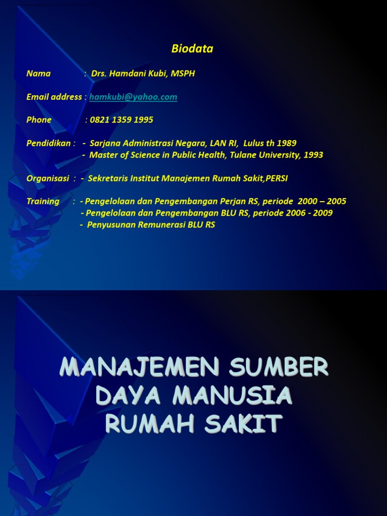 Presentasi Manajemen SDM | PDF