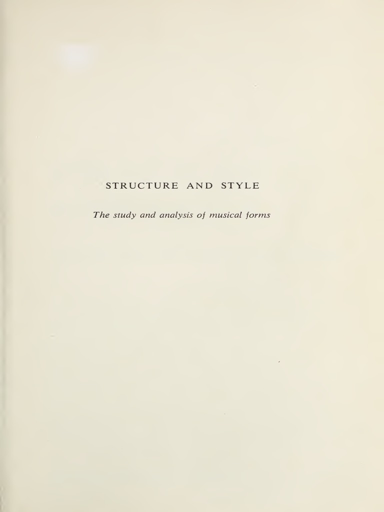 Leon Stein | PDF | Musical Forms | Classical Music