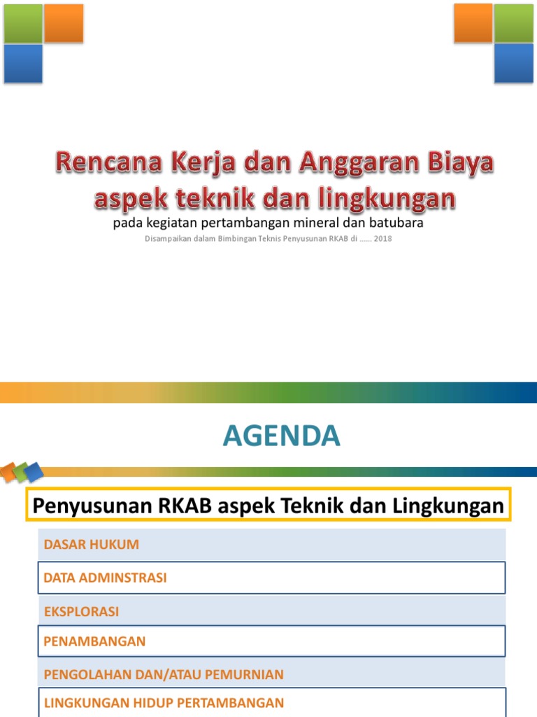 Bahan RKAB | PDF