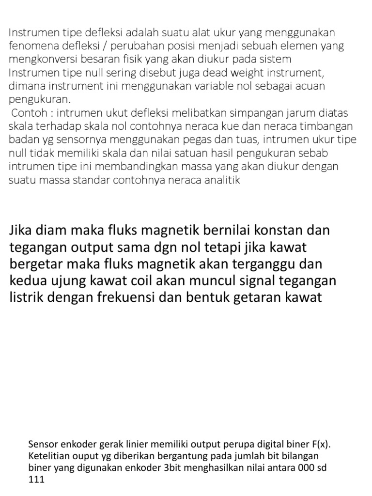 Defleksi dan Nol Sebagai Prinsip Pengukuran | PDF