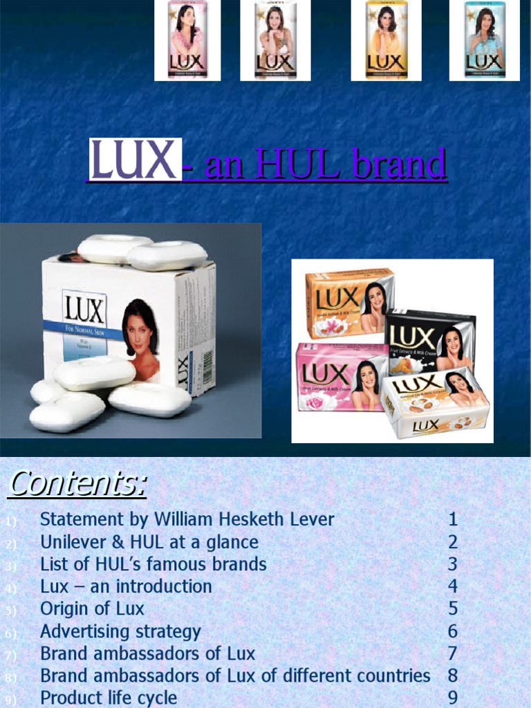 Lux An Hul Brand | PDF | Business | Personal Hygiene Products