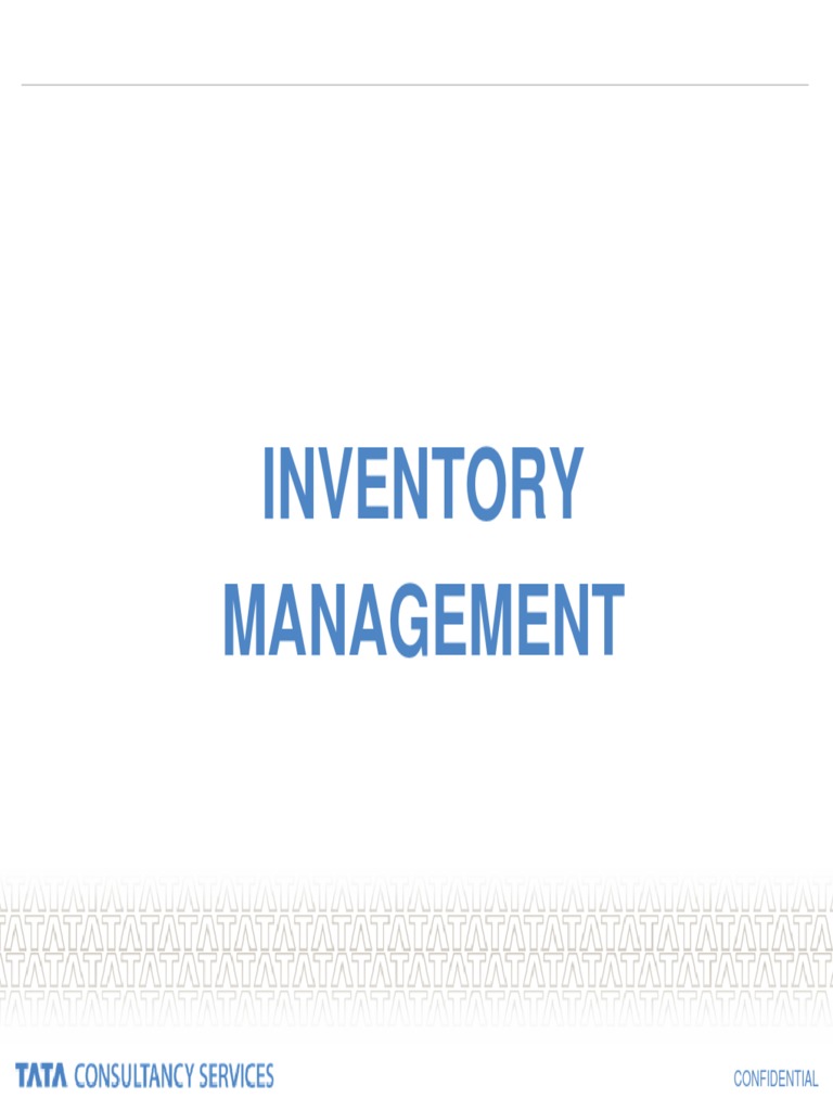 SAP Inventory Management Overview | PDF | Data Compression | Data ...