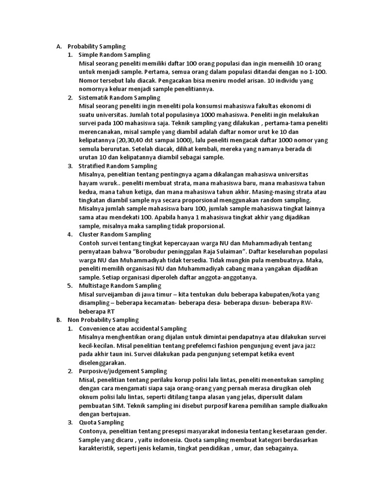 Probability Sampling | PDF