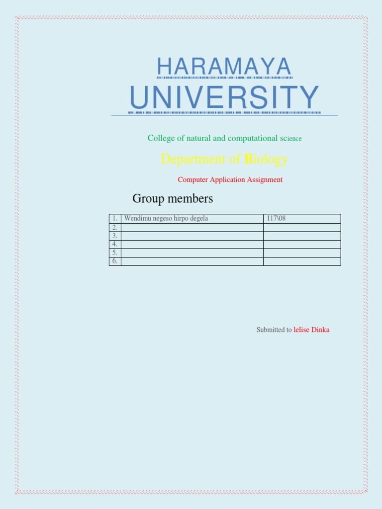 Haramaya University | PDF