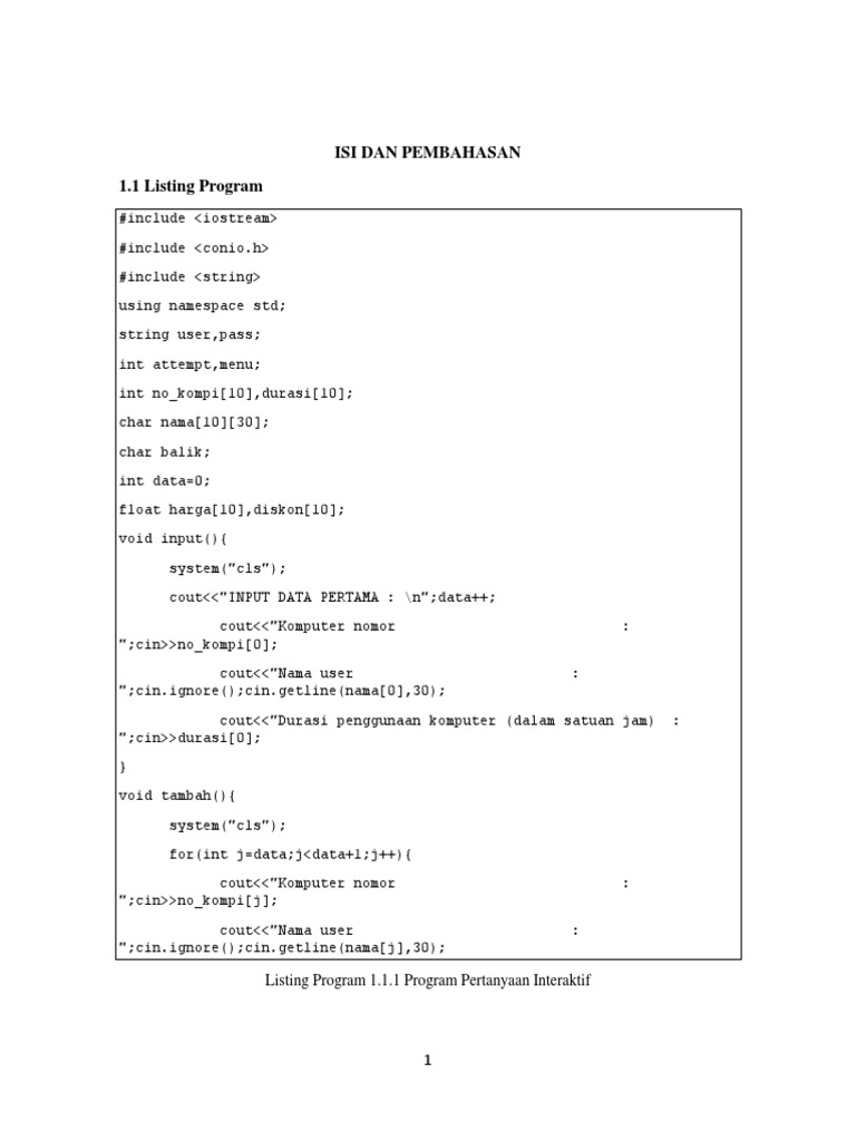 Program Billing Warnet-3 | Download Free PDF | Cyberwarfare | Security