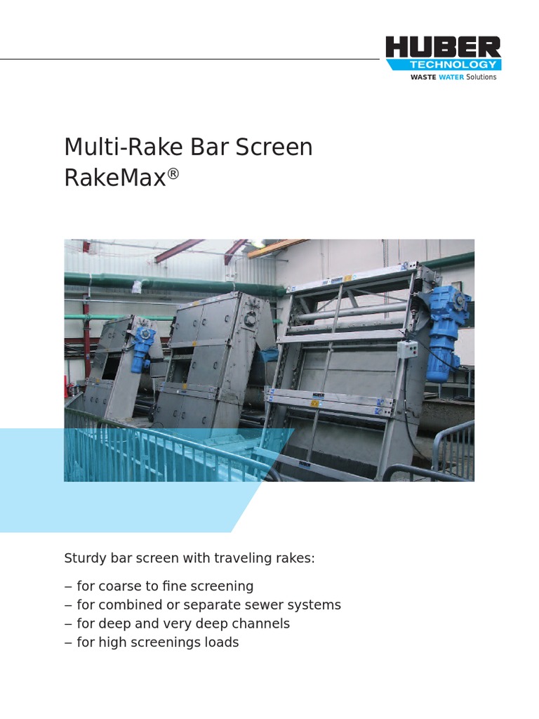 Multi-Rake Bar Screen Rakemax® | PDF | Gear | Bearing (Mechanical)