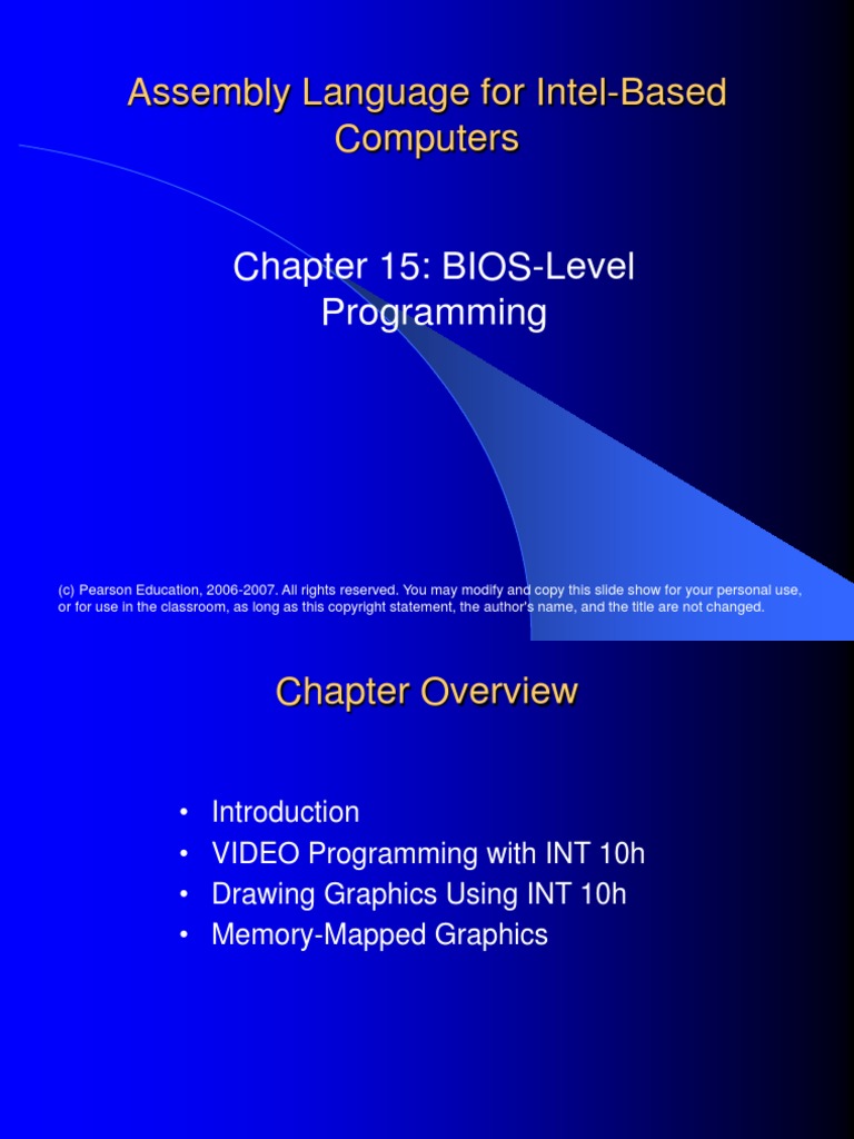 BIOS Level Programming | PDF | Bios | X86 Architecture