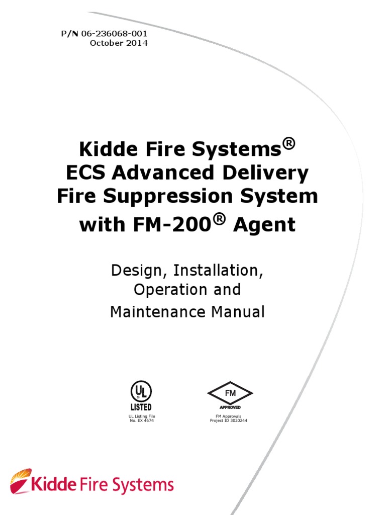 Manual Cilindro Kidde ADS | Download Free PDF | Valve | Actuator