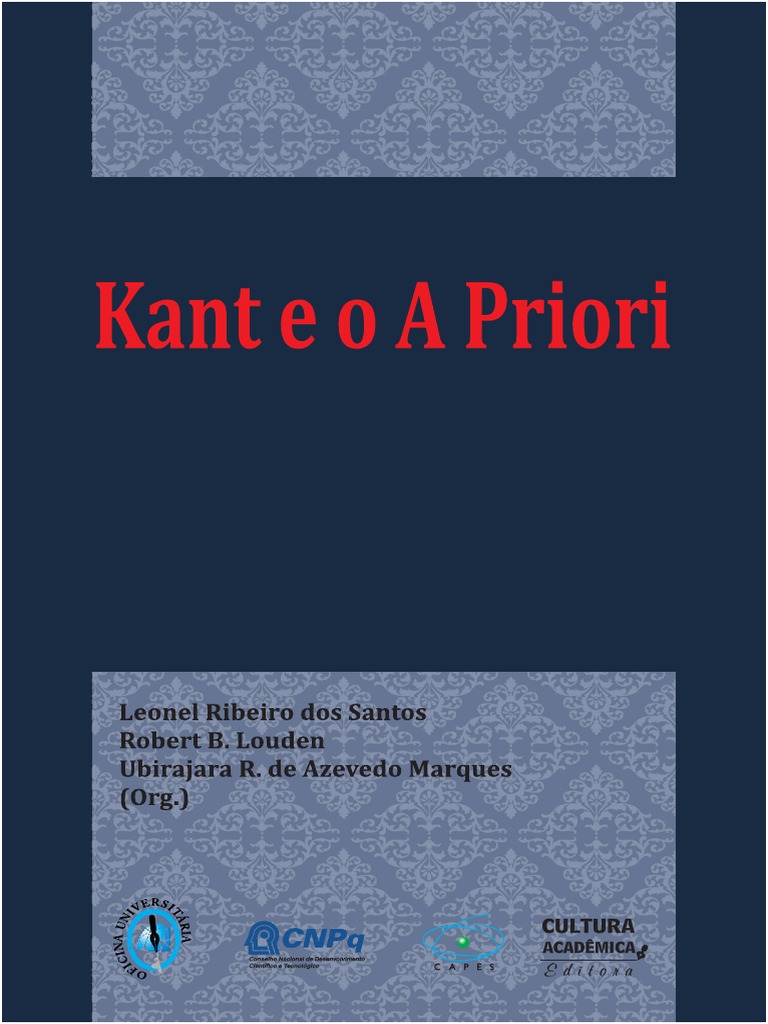 KANT - Kant e o A Priori | PDF | Empiricismo | Immanuel Kant