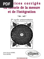 Cours Mesure Et Integration | PDF | Inclusion (mathématiques) | Compacité (mathématiques)