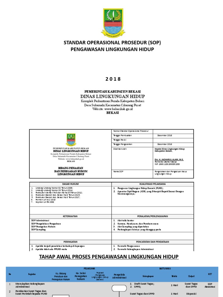 SOP Pengawasan | PDF