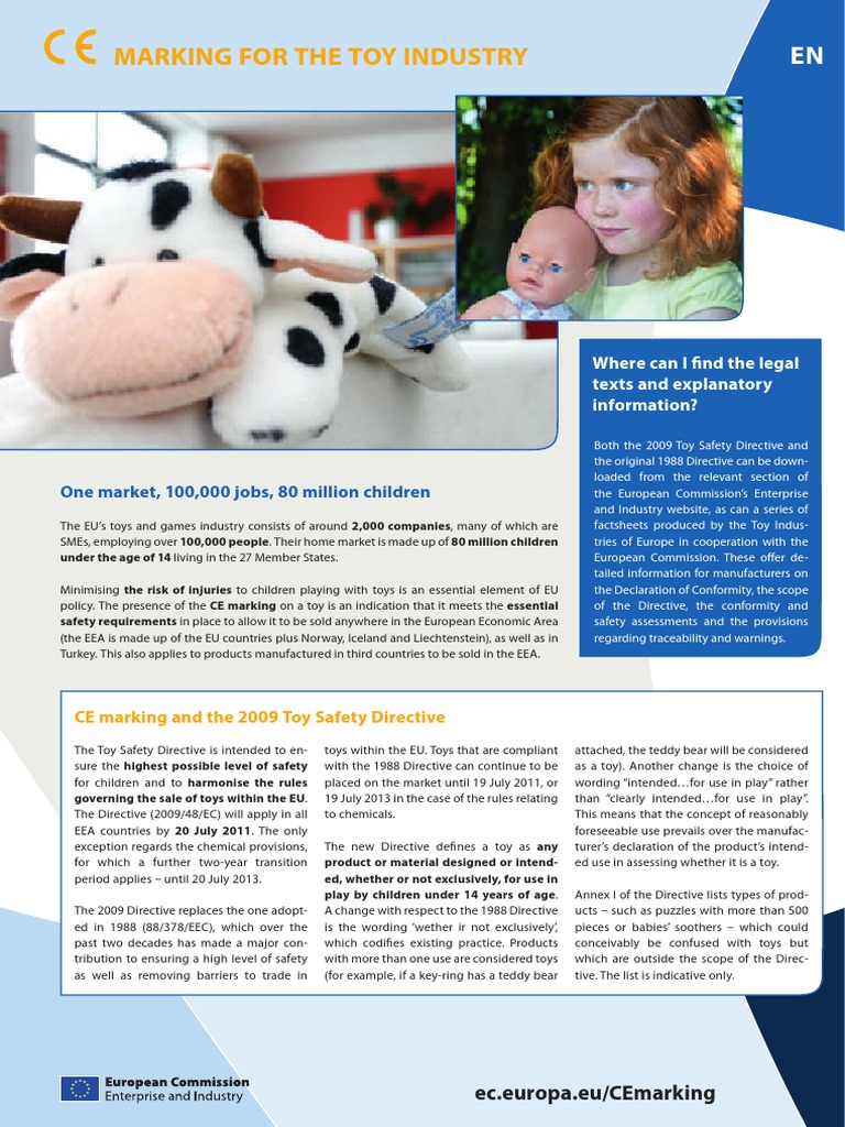 Toy Safety Certification | PDF | European Union | Government