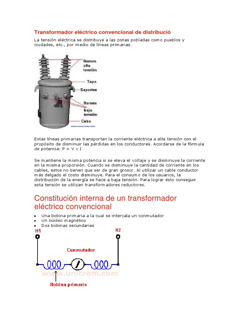 Transformador Trifasico | PDF | Transformador | Corriente eléctrica