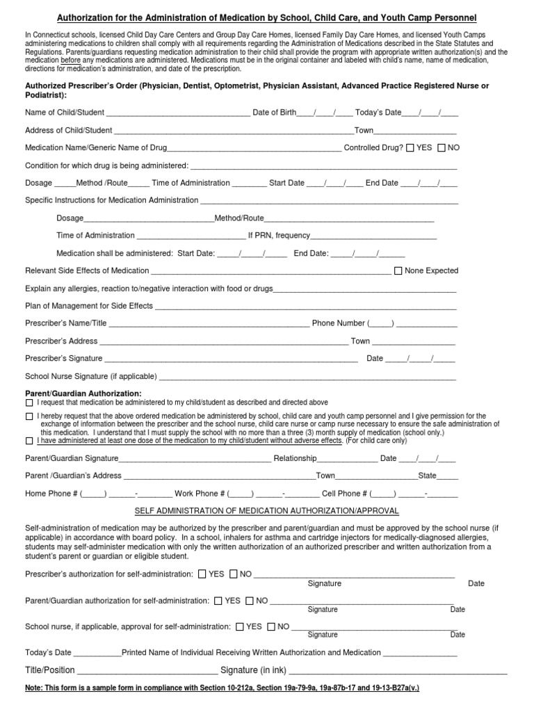 Medicationform | PDF | Medical Prescription | Pharmacy