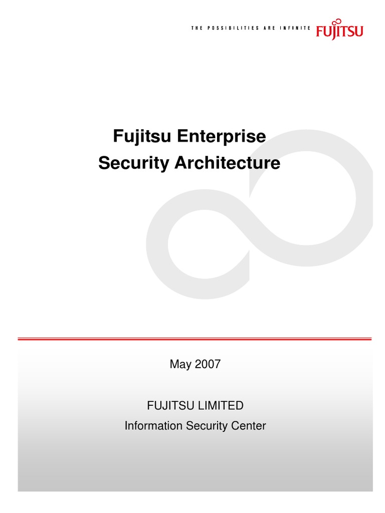 Fujitsu Enterprise Security Architecture | PDF | Information Security ...