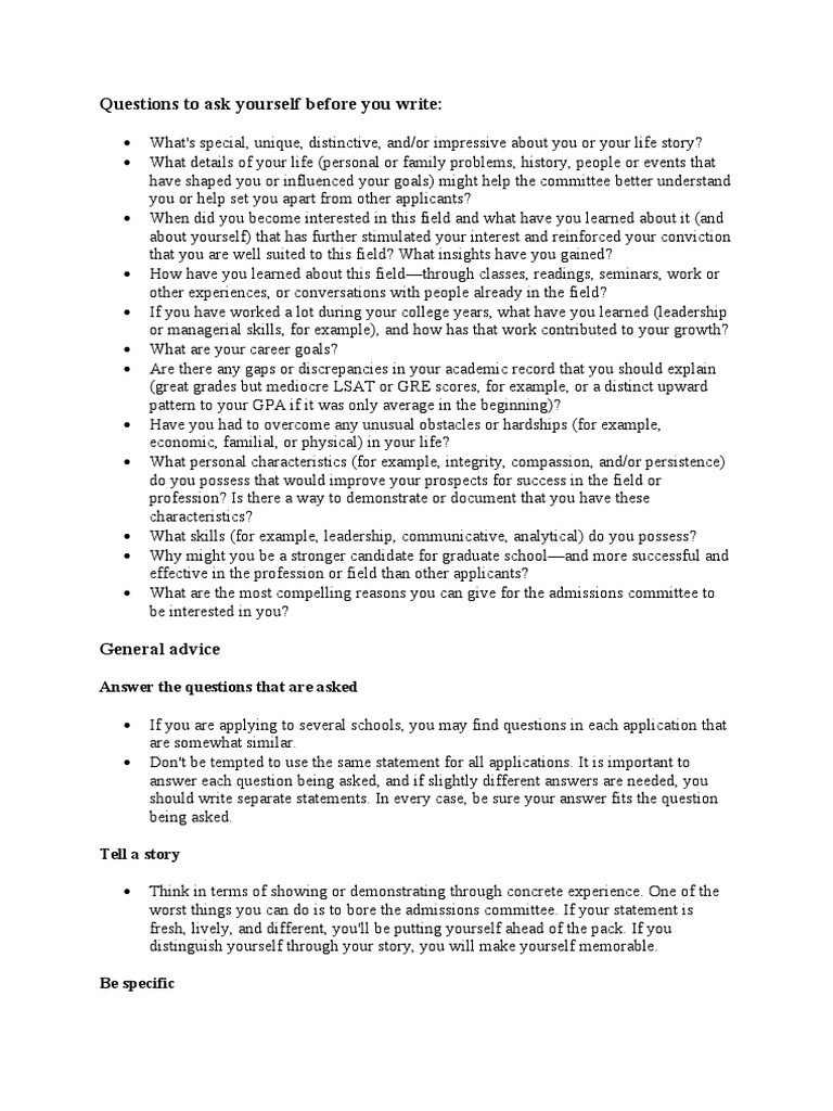 Questions To Ask Yourself Before You Write:: Answer The Questions That ...