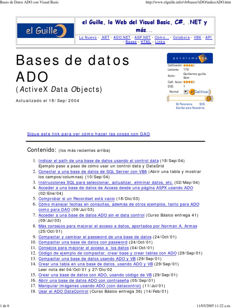 Maual Reloj Casio | PDF | Active X Data Objects | Recuperación de información