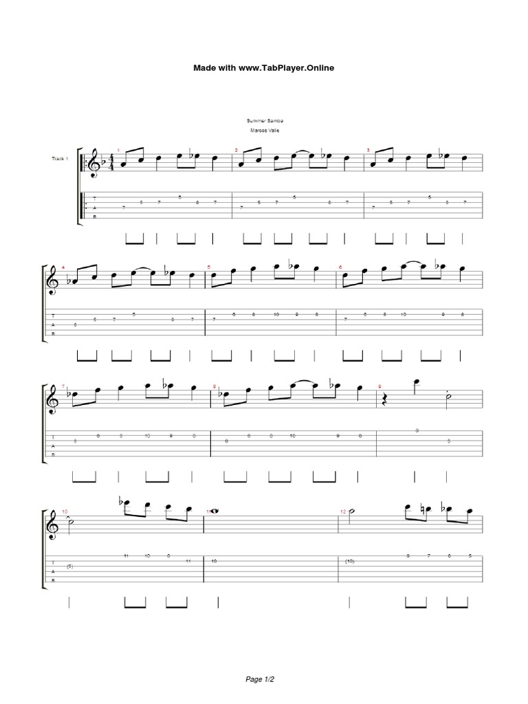 Summer Samba LineS | PDF