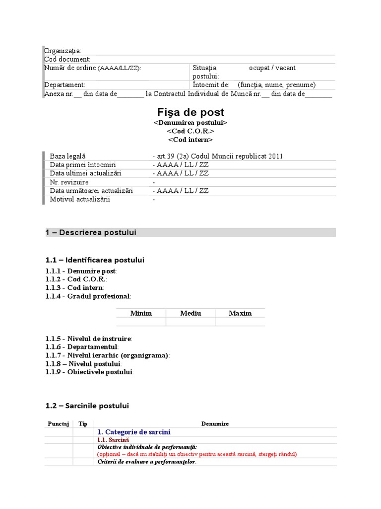18. Fisa postului - model cadru.doc