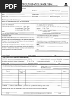 Unimed Group Health Plan Claim Form Fillable | PDF | Dentistry | Obstetrics