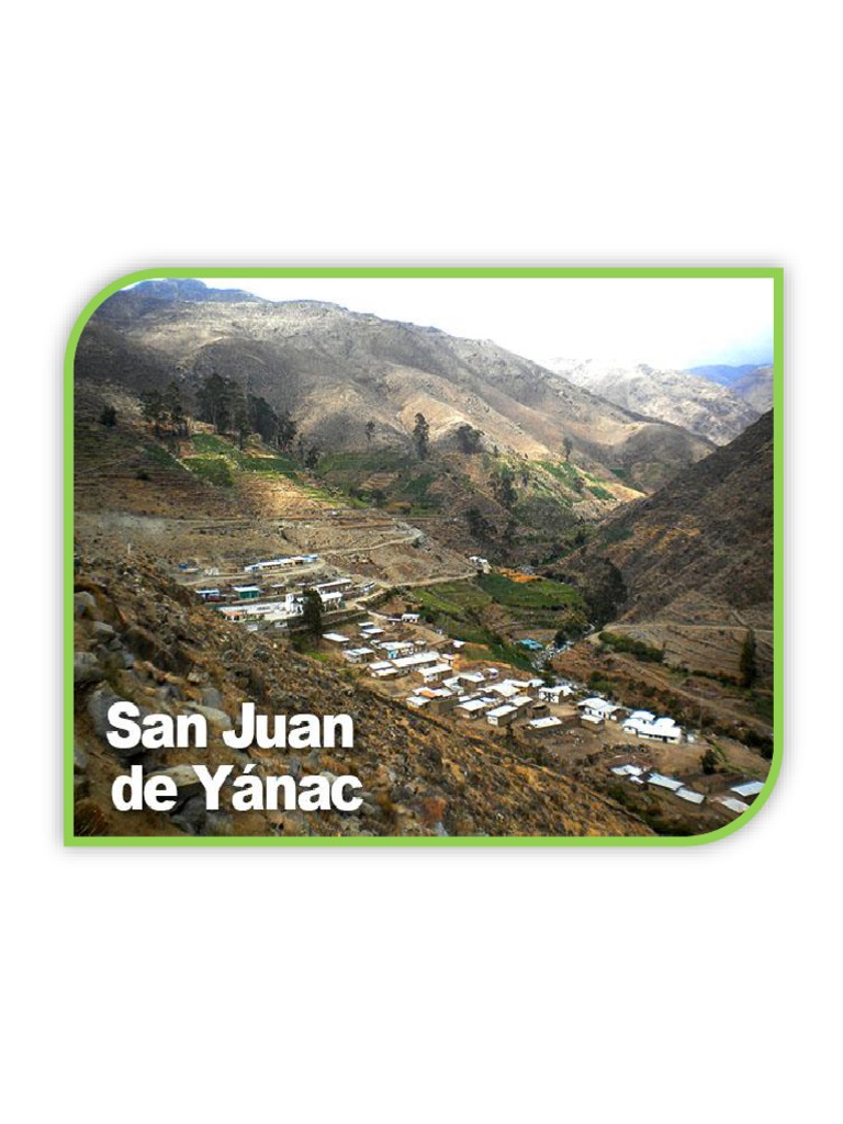 San Juan de Yanac | PDF | Clima | Naturaleza